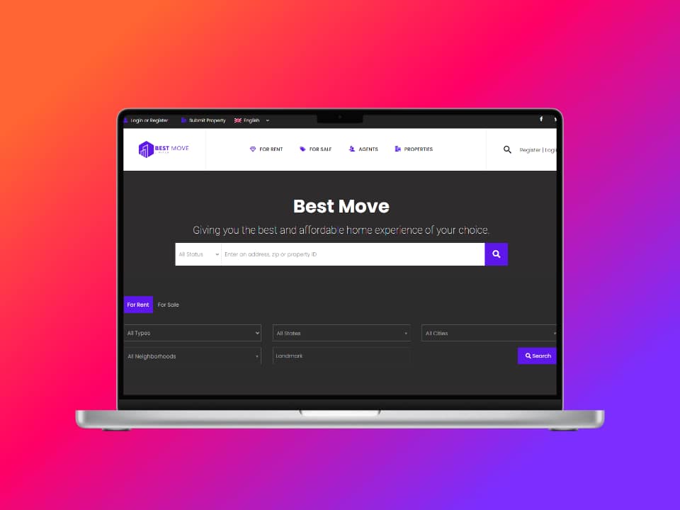 Web Design: Best Move Limited, a Real Estate Firm | Jaachị Anyatọnwụ